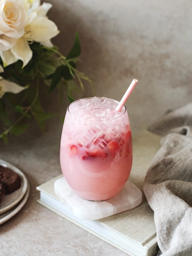 Strawberry Soju Cocktail - Teak & Thyme