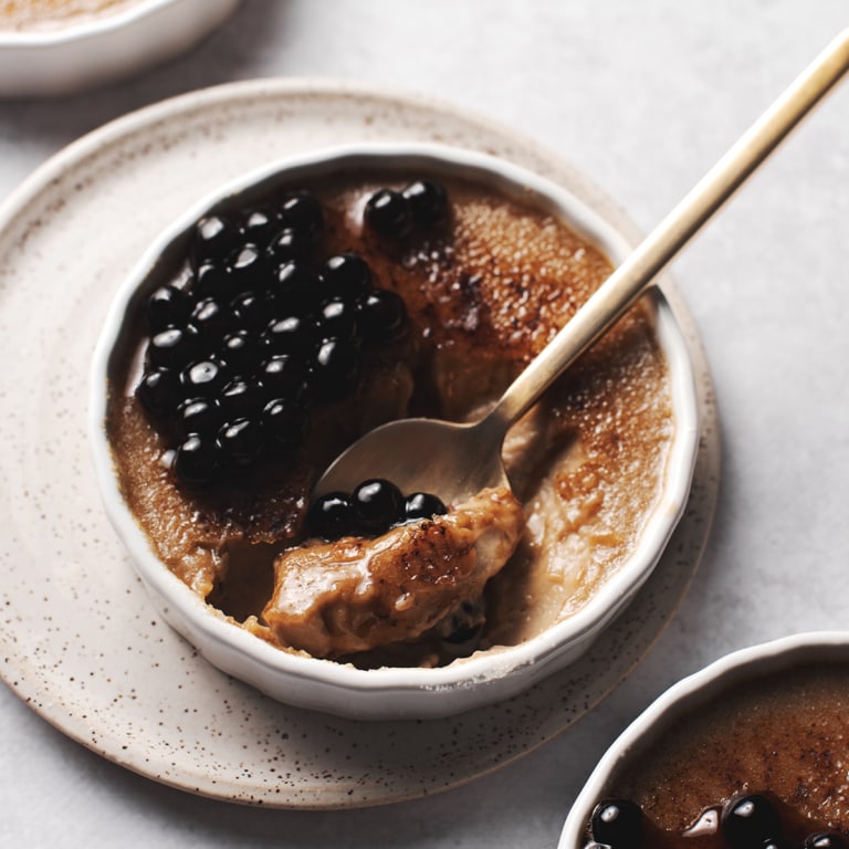 Bubble Tea Crème Brûlée - Teak & Thyme