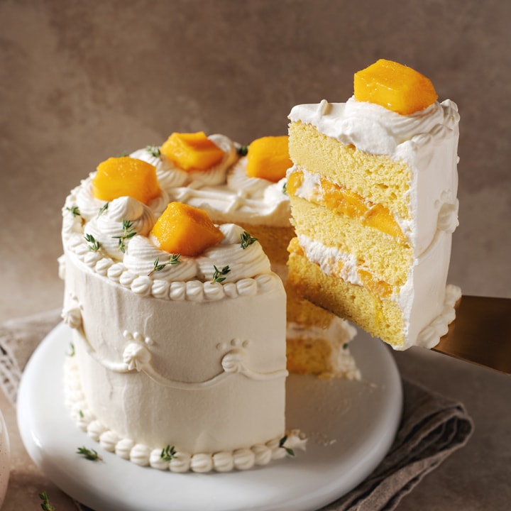 Mango Chiffon Cake - Teak & Thyme