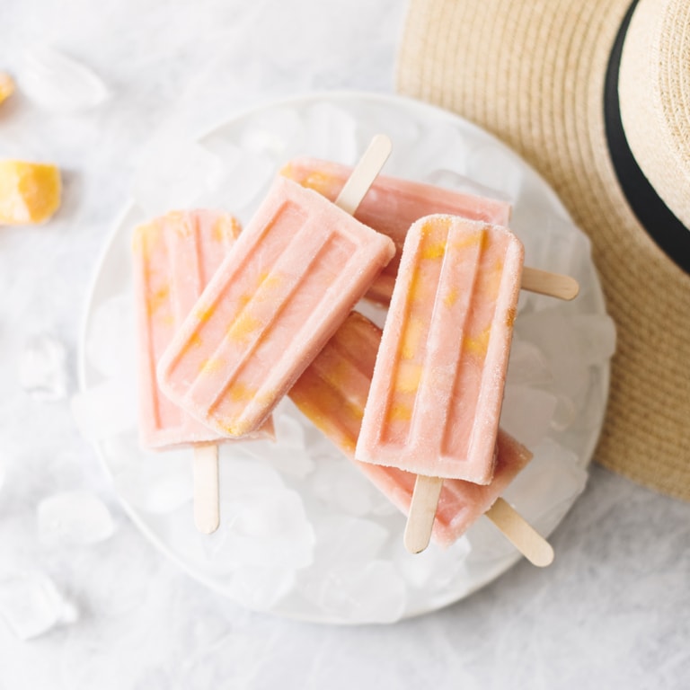 Mango Guava Popsicles - Teak & Thyme