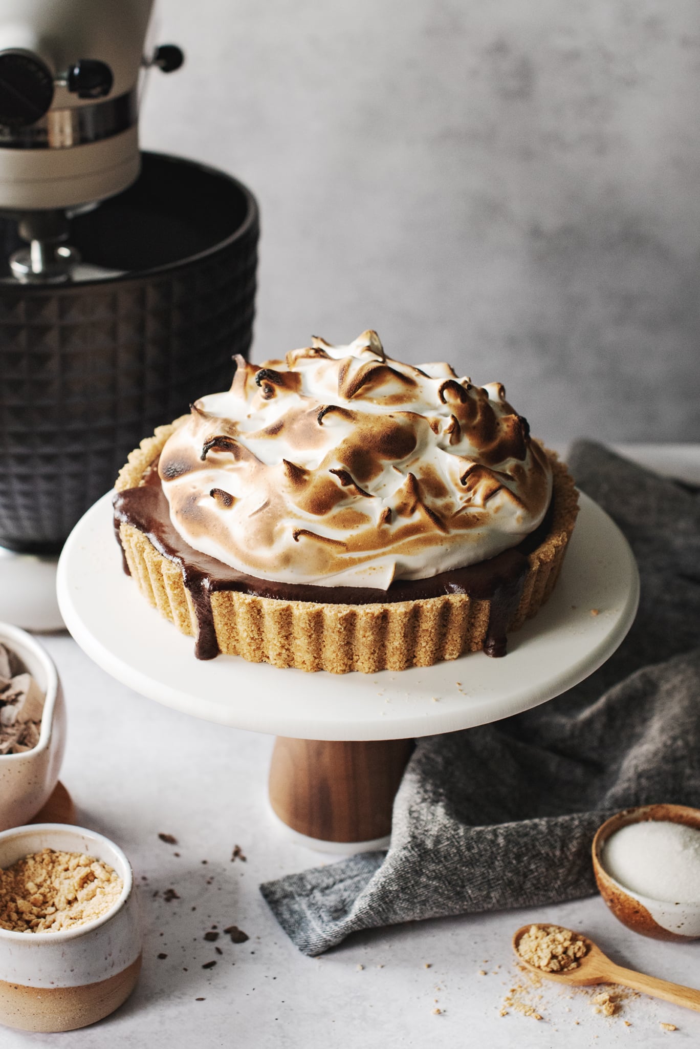 No-Bake S'mores Tart - Teak & Thyme