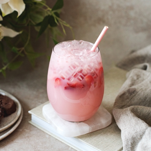 Strawberry Soju Cocktail - Teak & Thyme