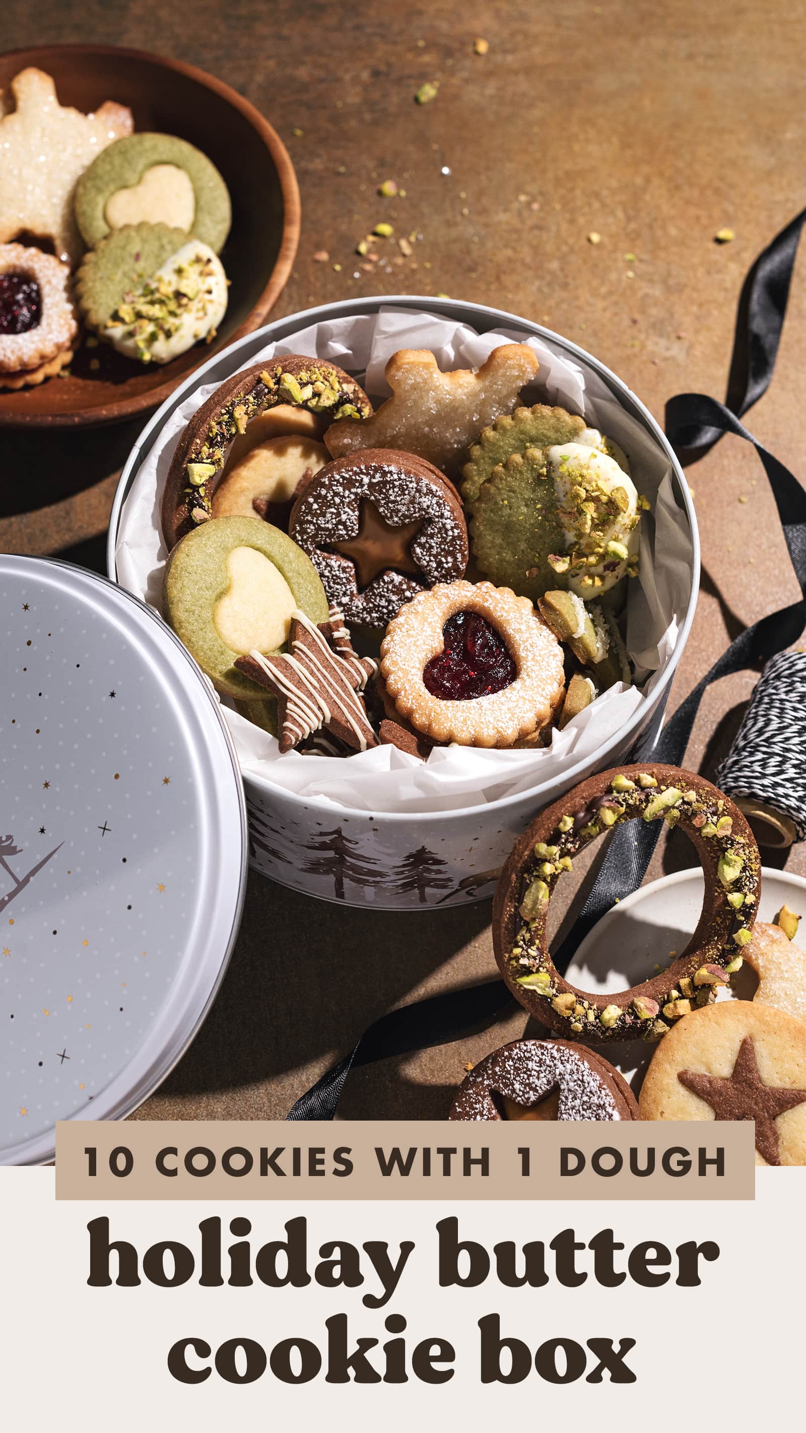 Butter Cookie Box (10 cookies from 1 dough) - Teak & Thyme