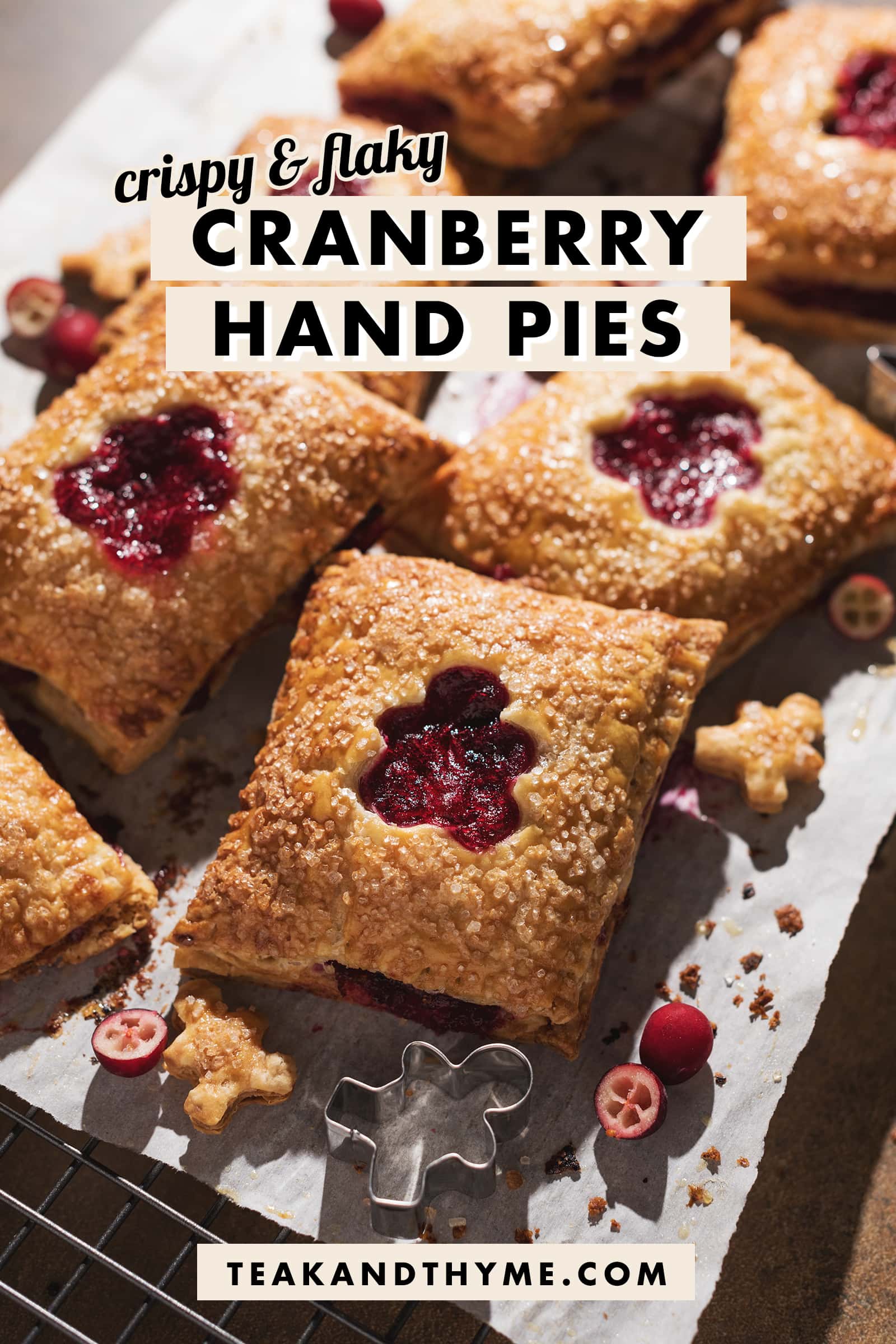 Cranberry Hand Pies - Teak & Thyme