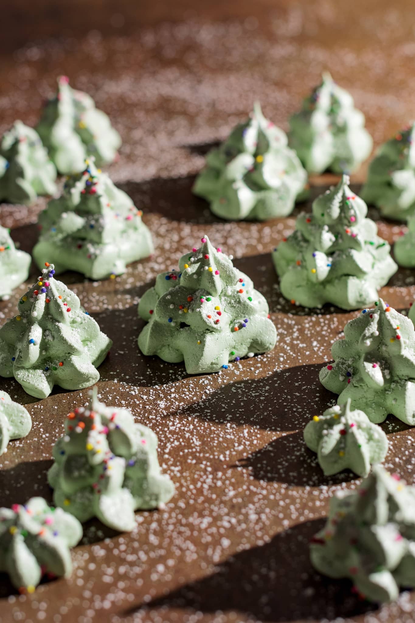 Meringue Christmas Trees - Teak & Thyme