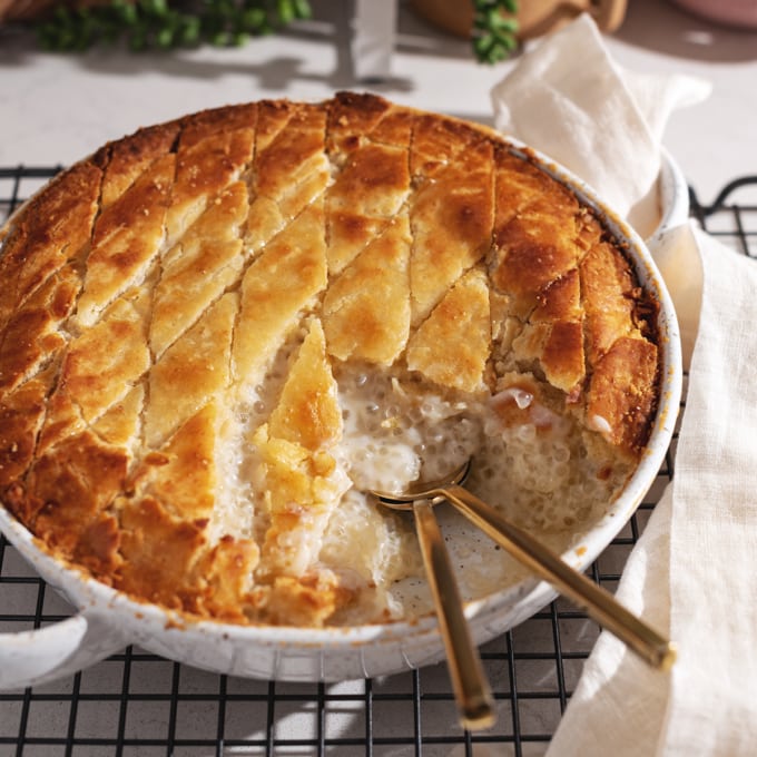 Baked Tapioca Pudding - Teak & Thyme