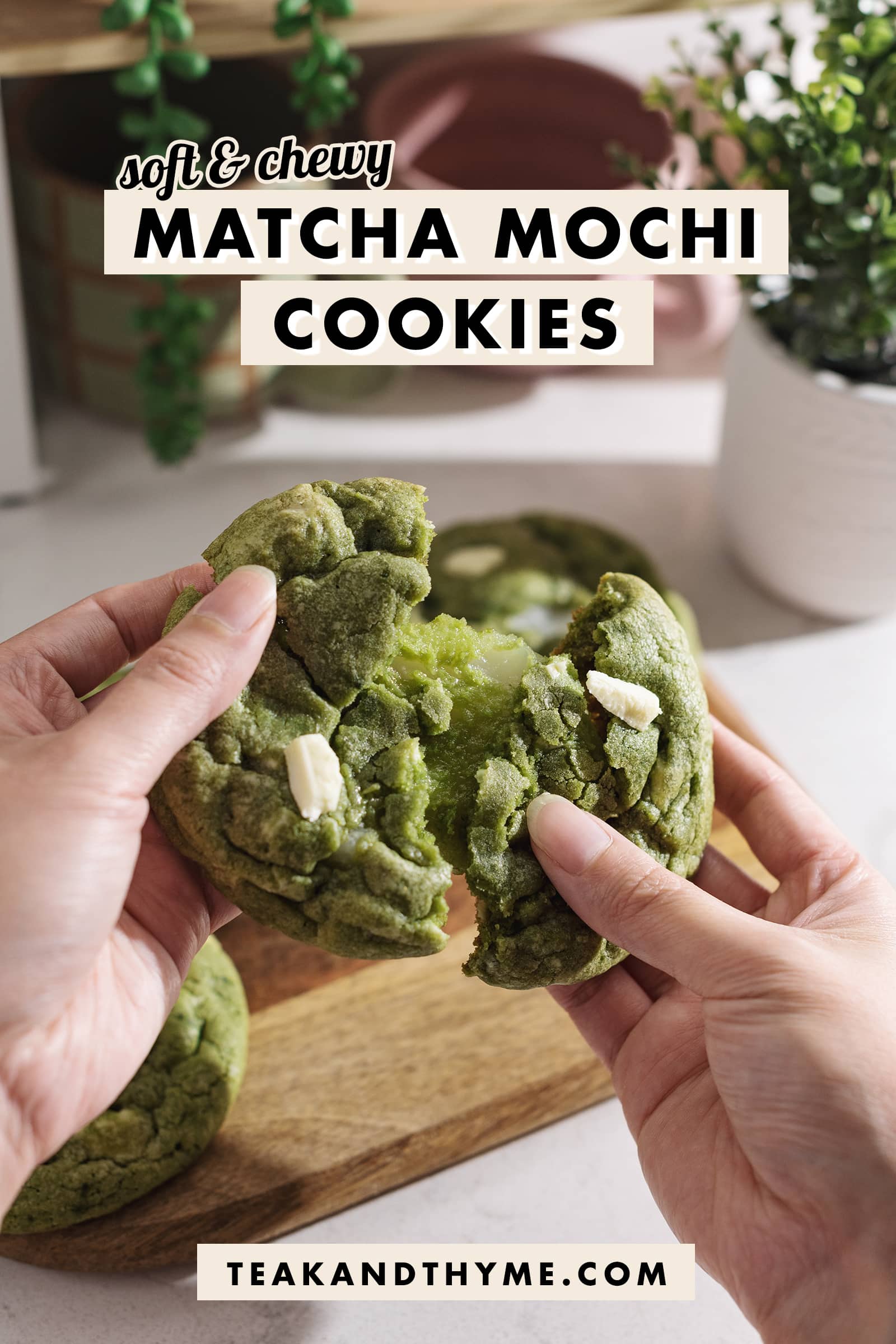 Matcha Mochi Cookies - Teak & Thyme