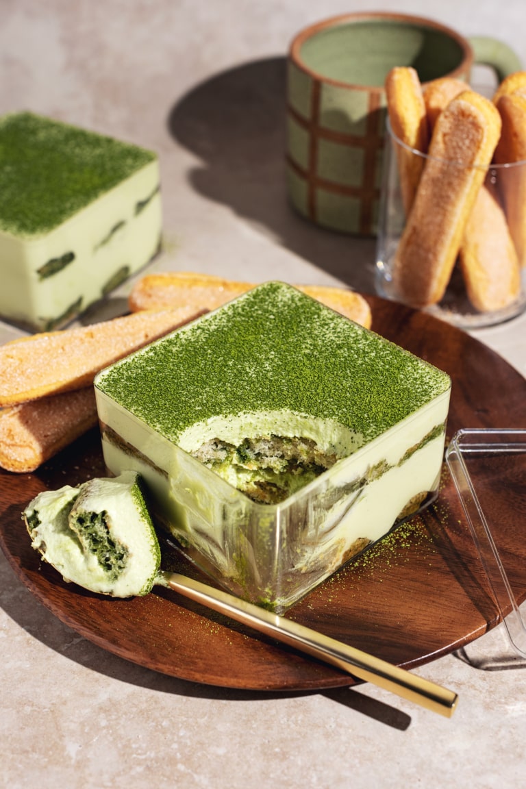 Matcha Tiramisu - Teak & Thyme