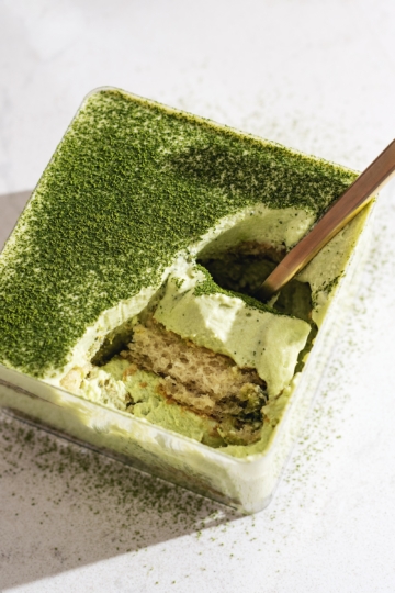 Matcha Tiramisu - Teak & Thyme