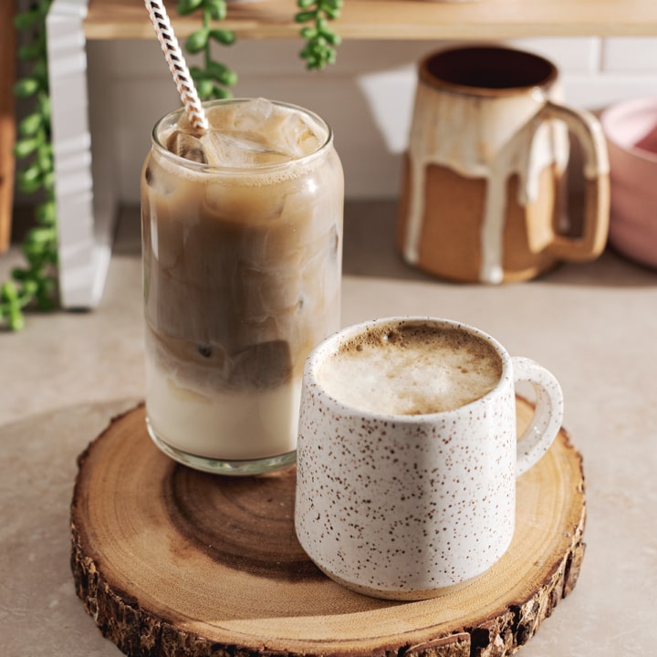 Hojicha Latte (Hot or Iced) - Teak & Thyme