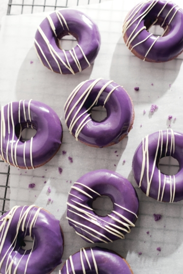 Ube Donuts - Teak & Thyme