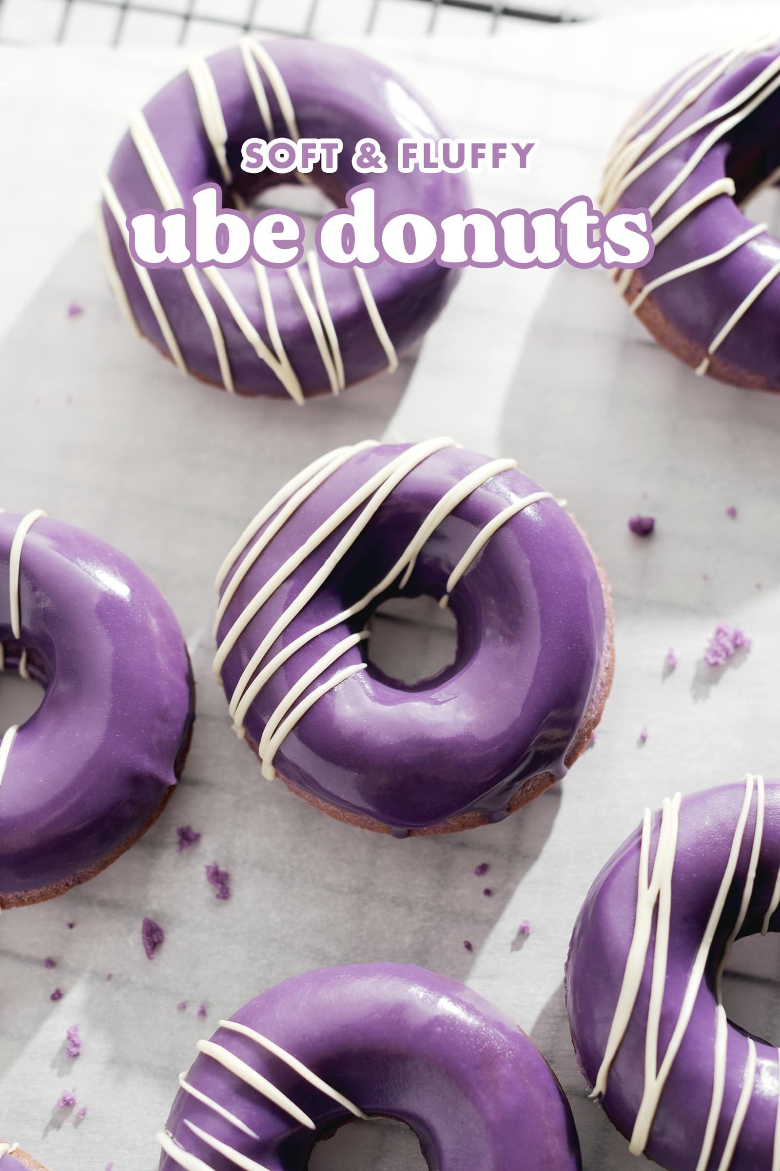 Ube Donuts - Teak & Thyme