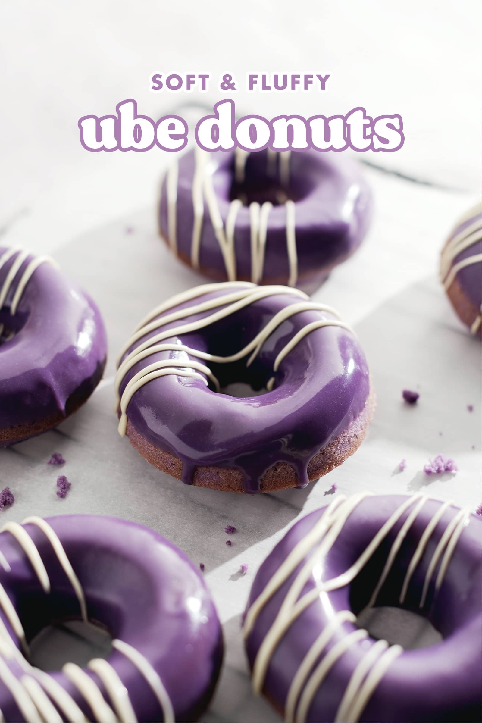 Ube Donuts - Teak & Thyme