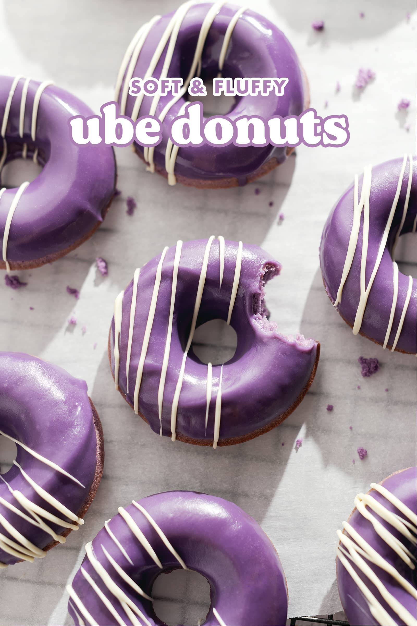Ube Donuts - Teak & Thyme