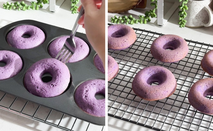 Ube Donuts - Teak & Thyme
