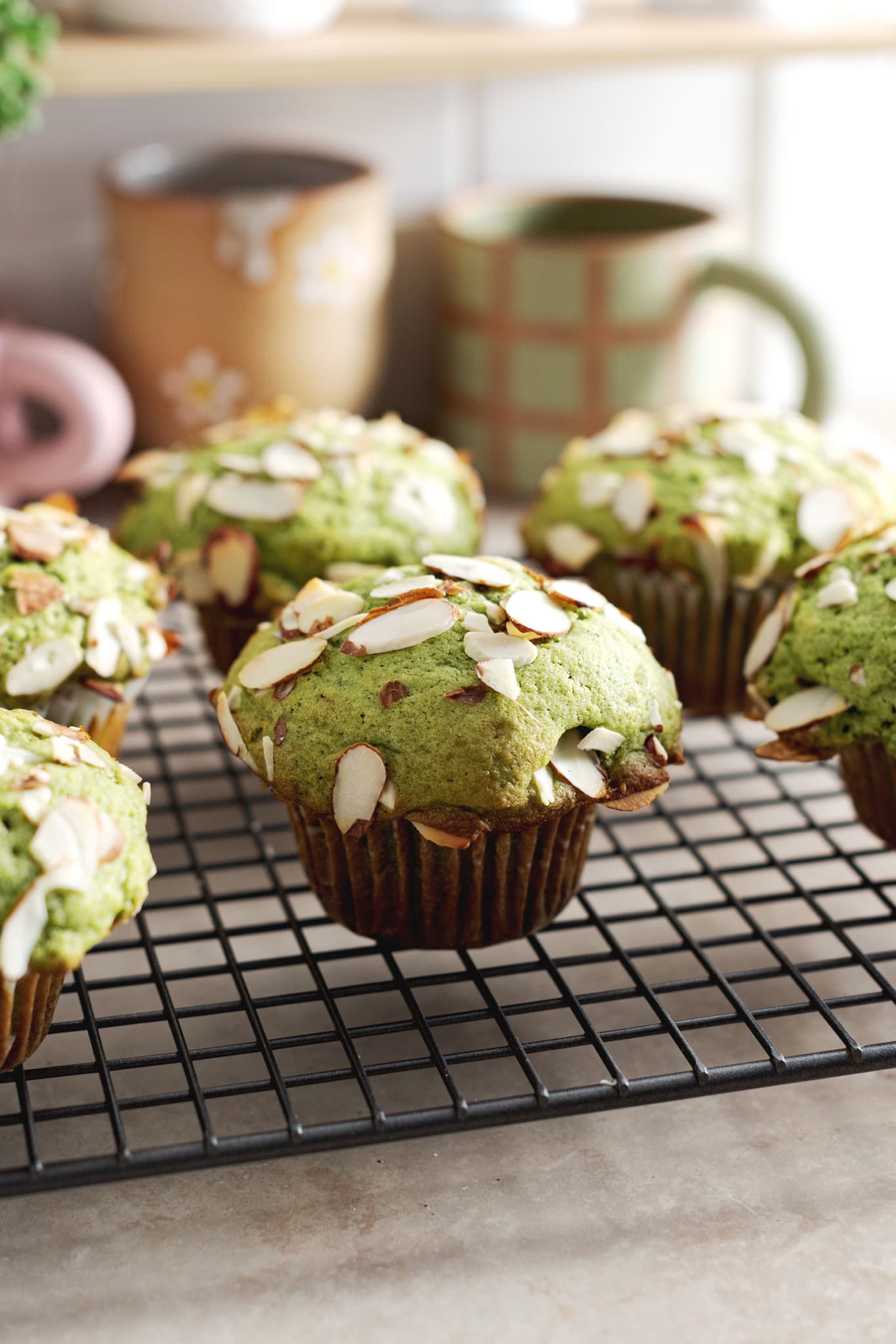 Matcha Muffins - Teak & Thyme