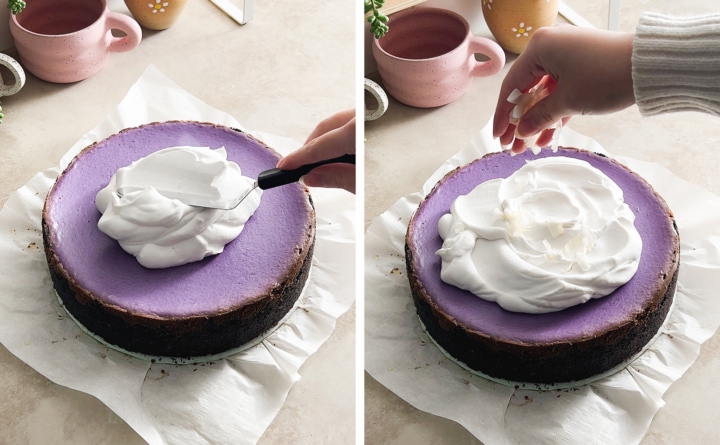 Ube Cheesecake - Teak & Thyme