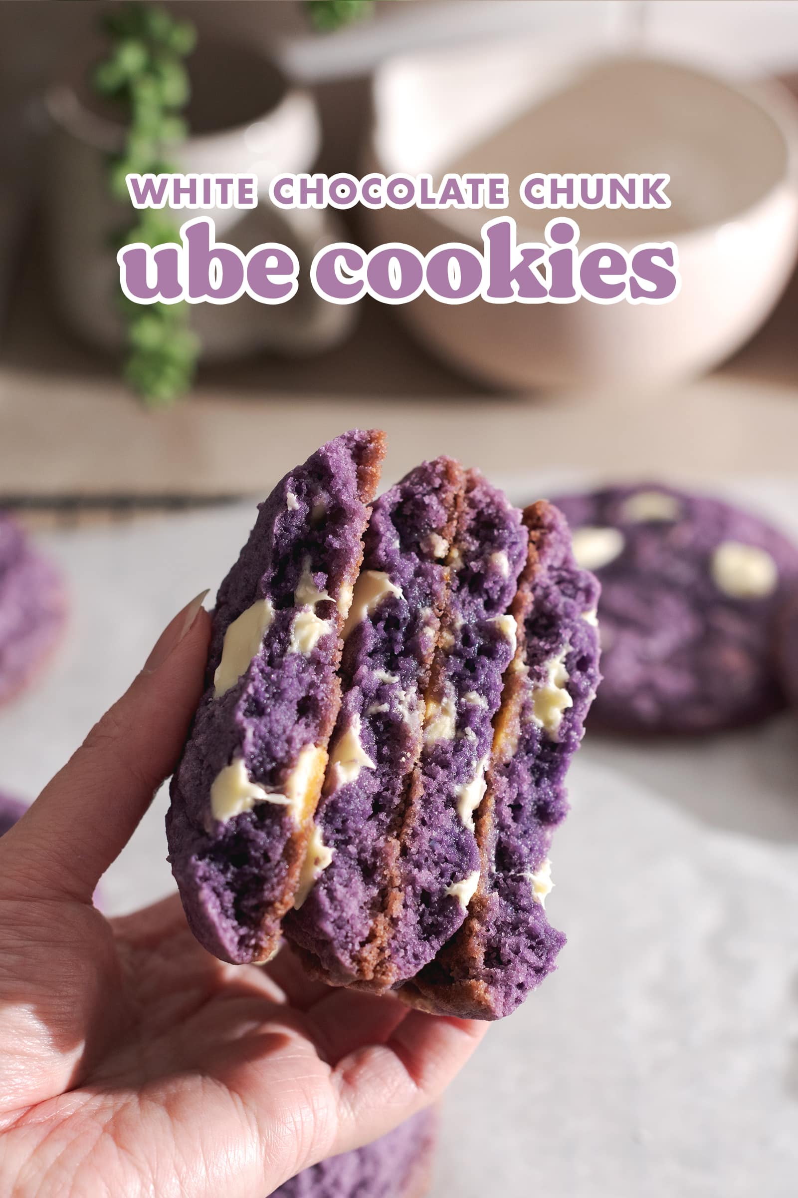 Ube Cookies - Teak & Thyme