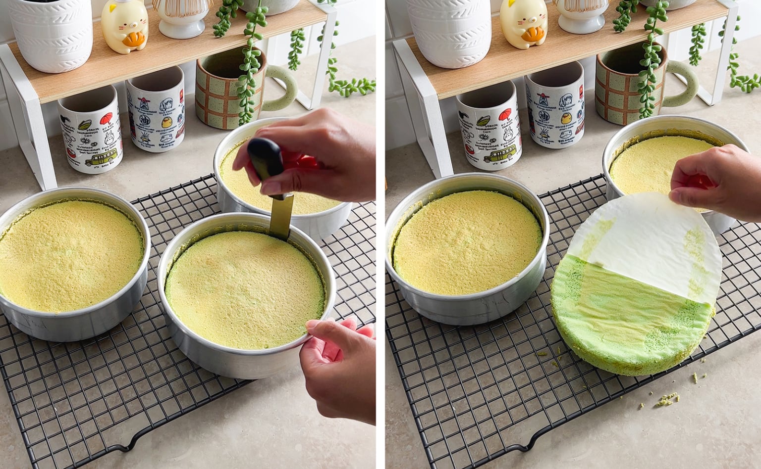 Pandan Coconut Cake - Teak & Thyme