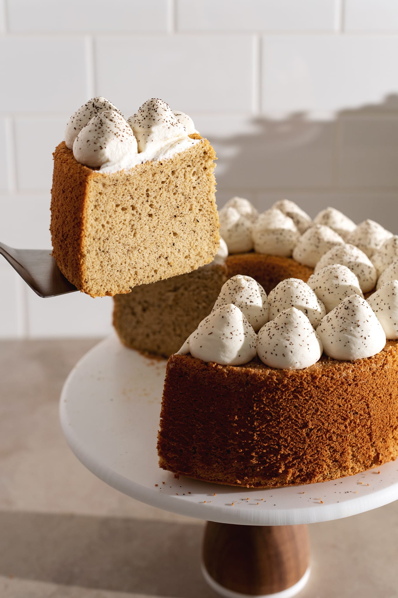 Earl Grey Chiffon Cake - Teak & Thyme
