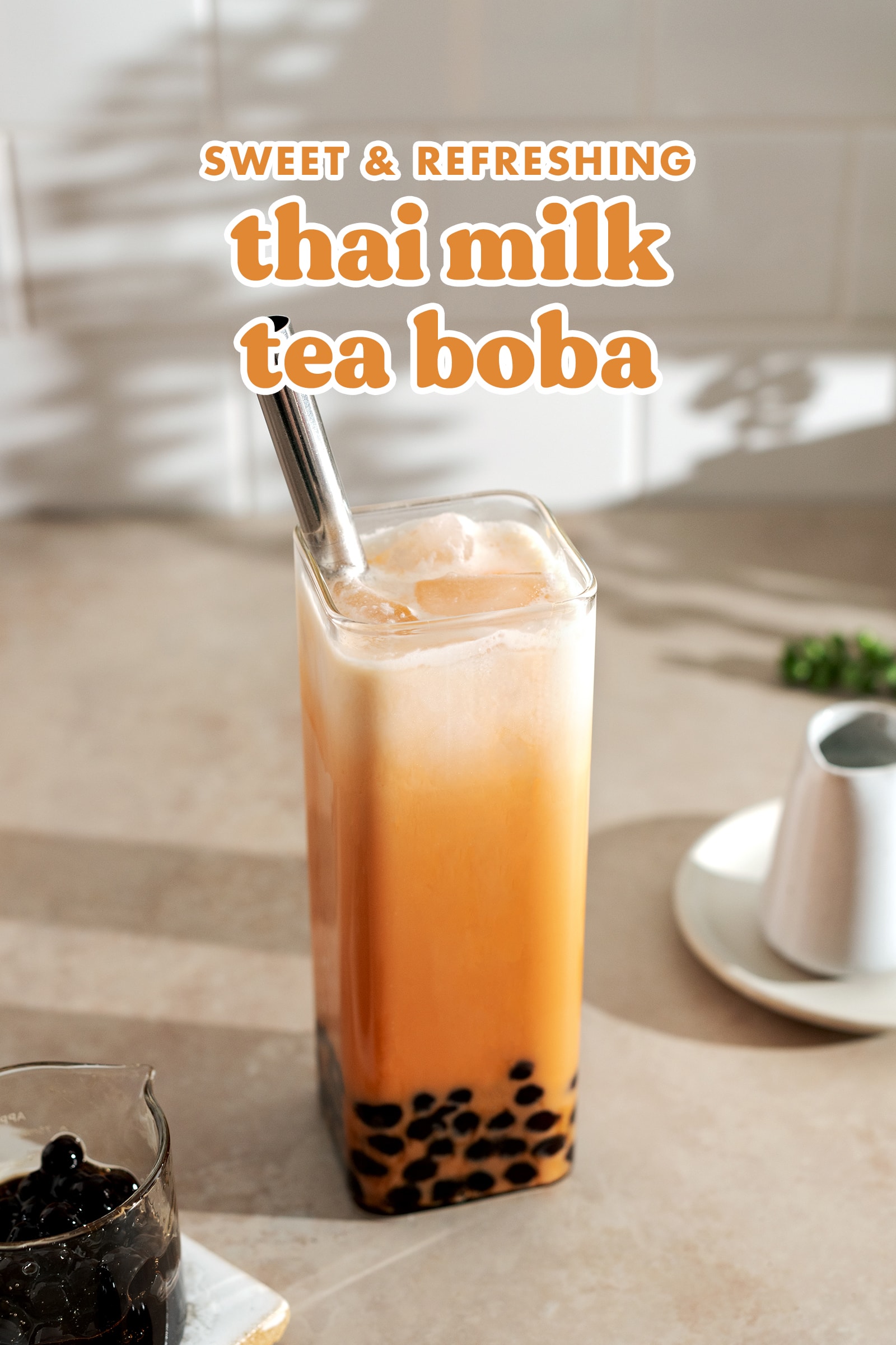 Thai Milk Tea Boba - Teak & Thyme