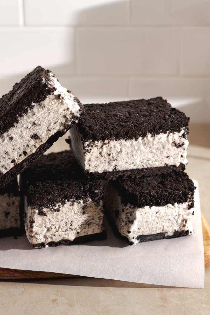 Oreo Ice Cream Sandwiches - Teak & Thyme
