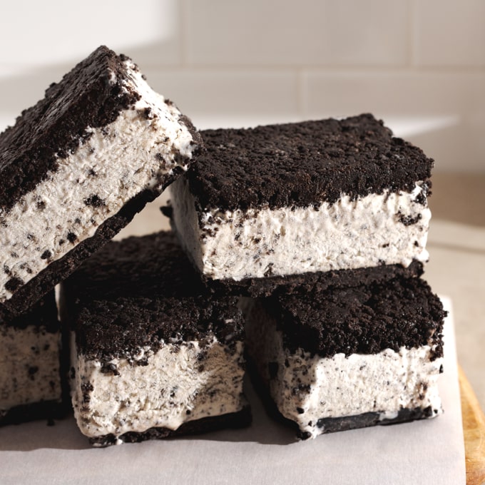 Oreo Ice Cream Sandwiches - Teak & Thyme