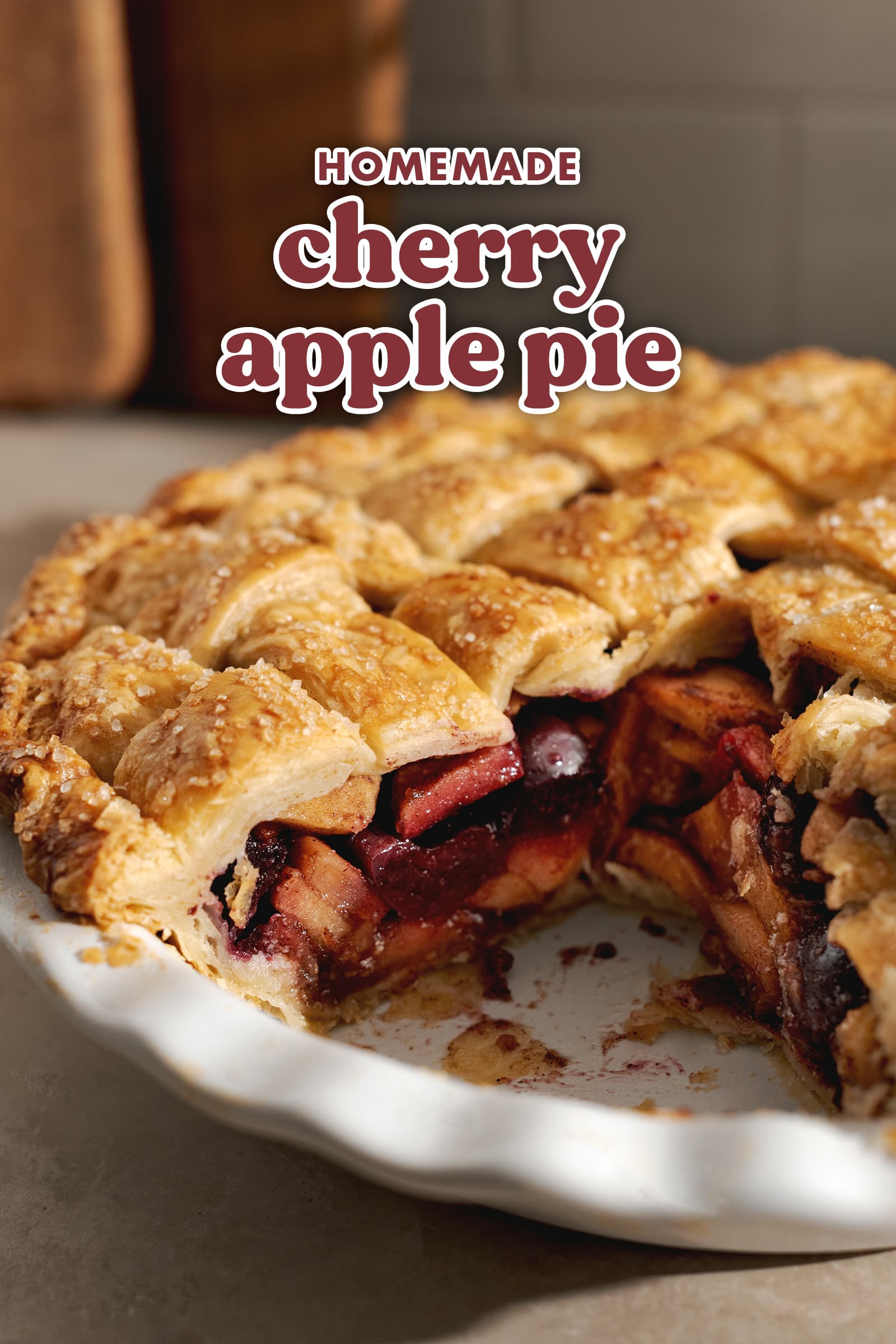 Cherry Apple Pie - Teak & Thyme