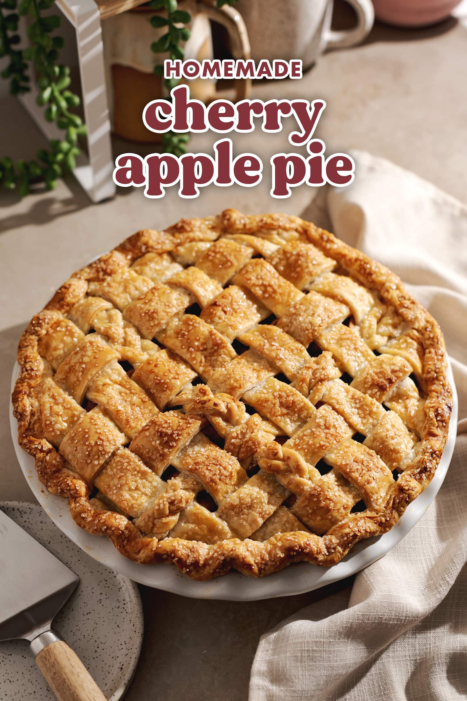 Cherry Apple Pie - Teak & Thyme