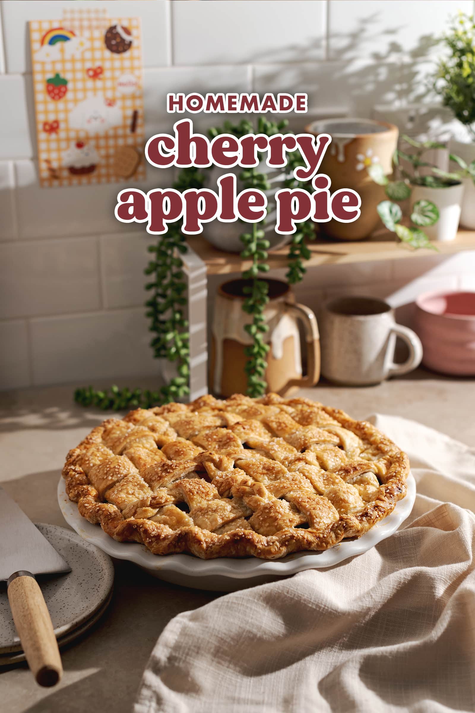 Cherry Apple Pie - Teak & Thyme