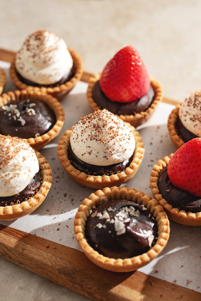 Mini Chocolate Tarts - Teak & Thyme