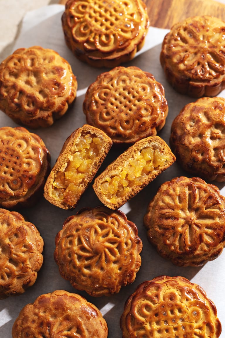 Pineapple Mooncakes - Teak & Thyme