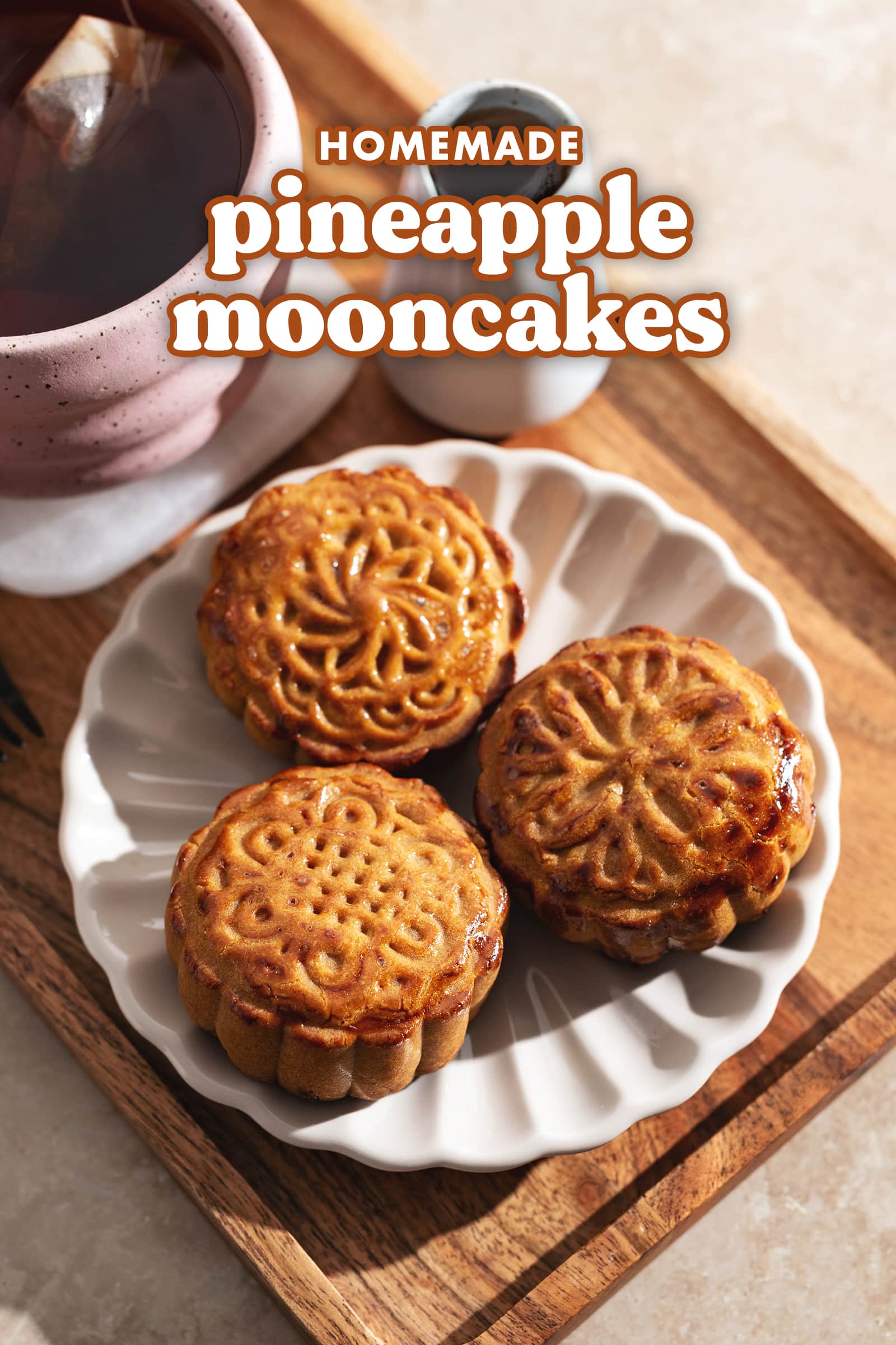 Pineapple Mooncakes - Teak & Thyme