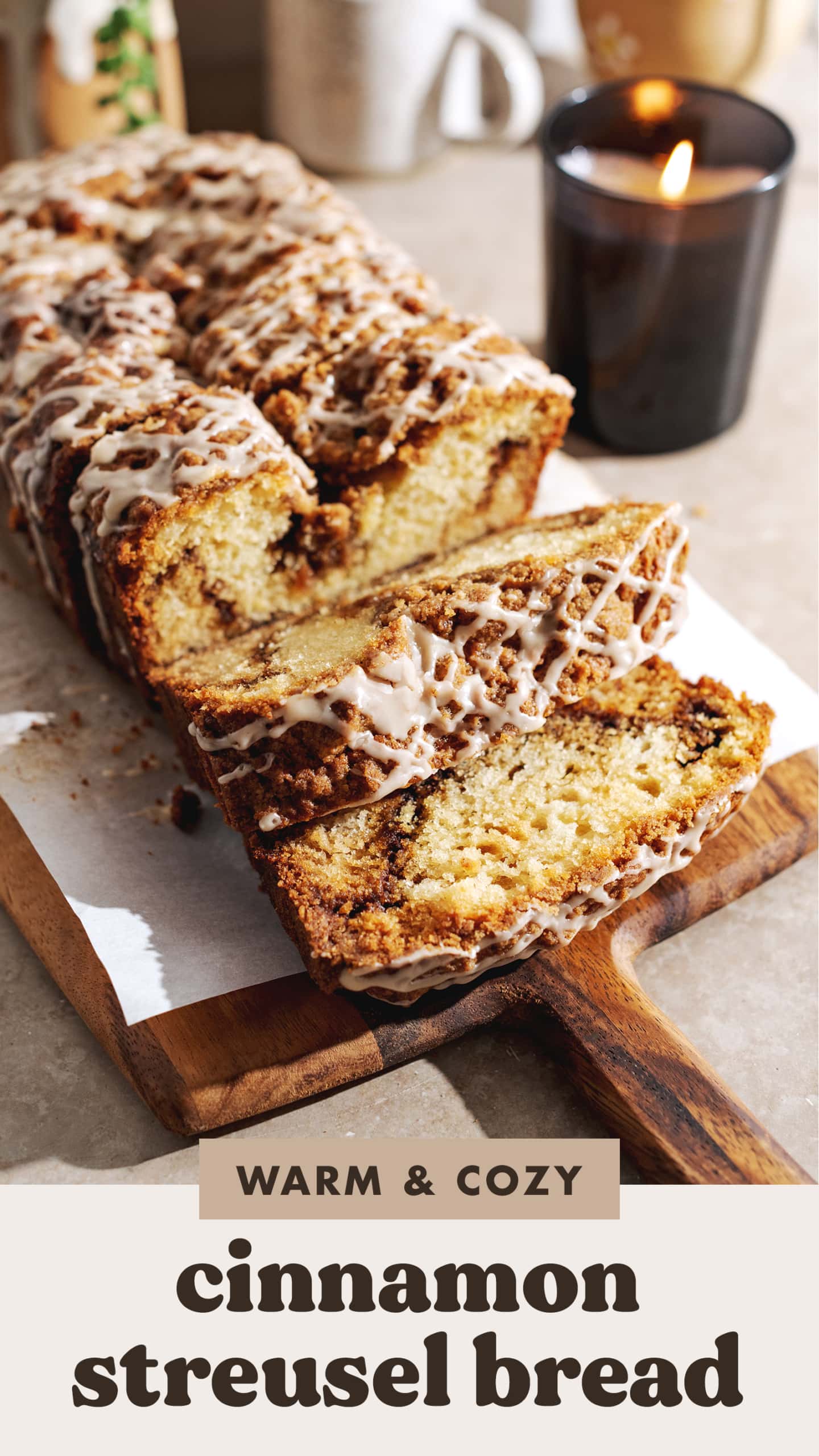 Cinnamon Streusel Bread - Teak & Thyme