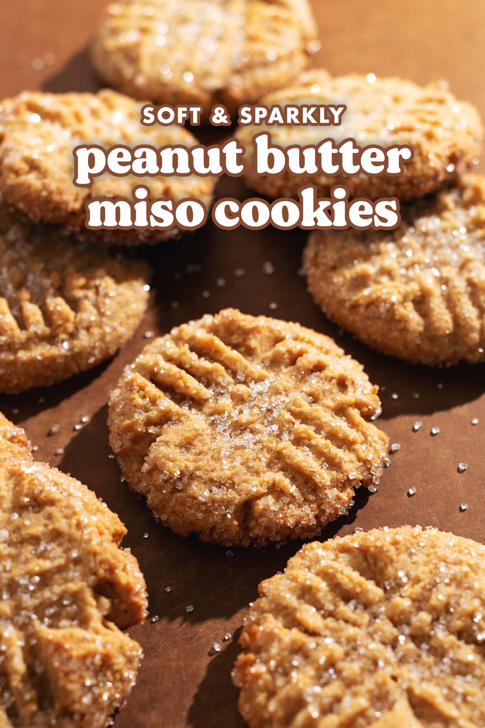 Peanut Butter Miso Cookies - Teak & Thyme
