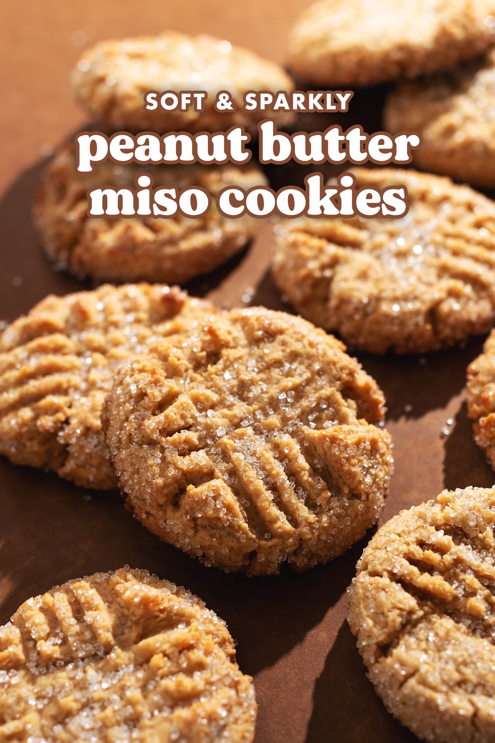Peanut Butter Miso Cookies - Teak & Thyme