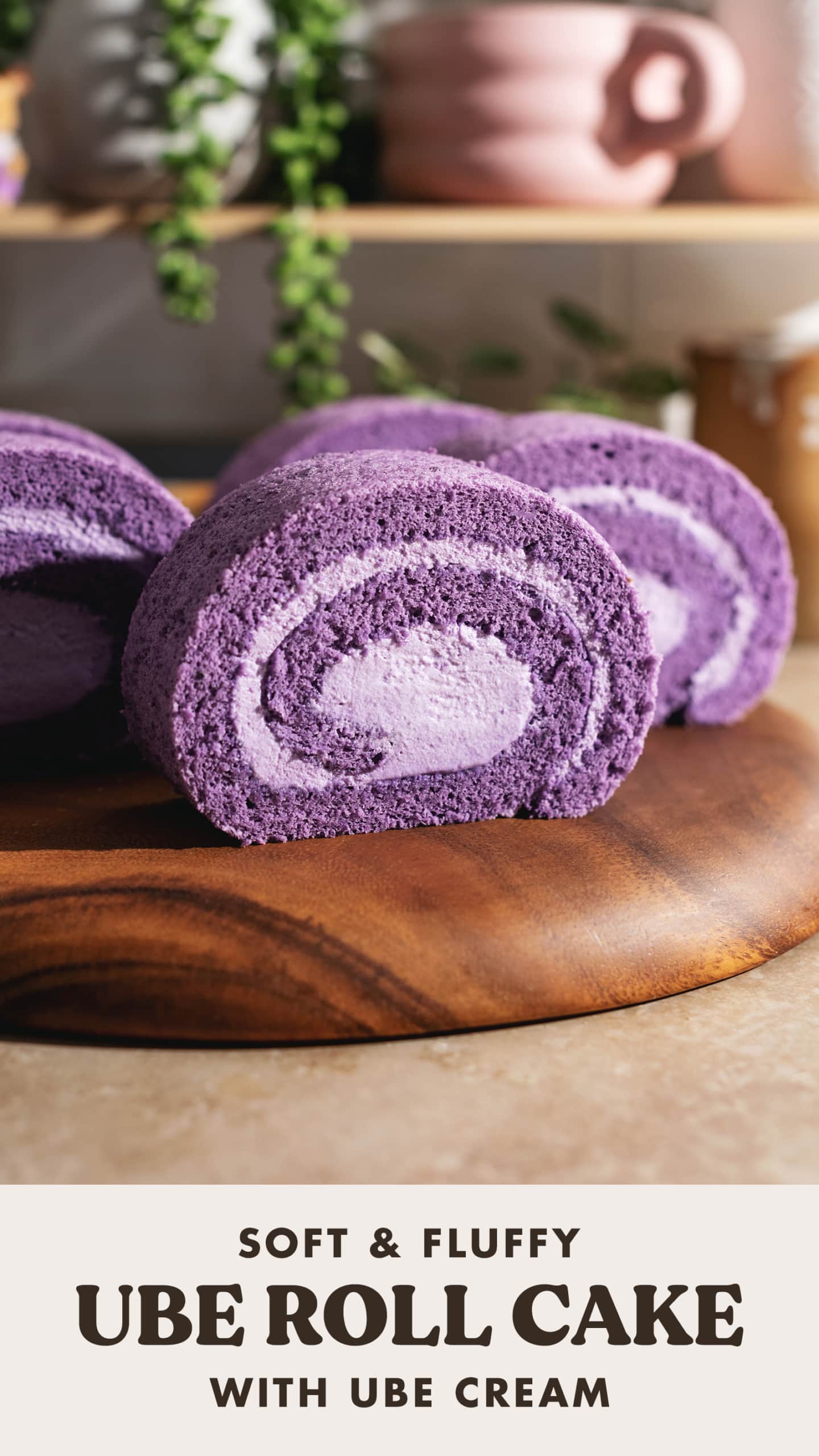 Ube Roll Cake - Teak & Thyme