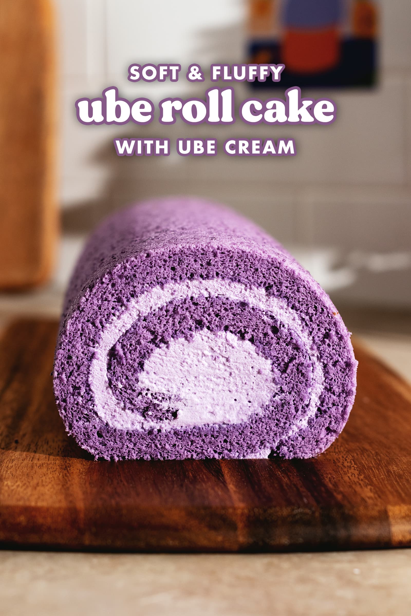 Ube Roll Cake - Teak & Thyme