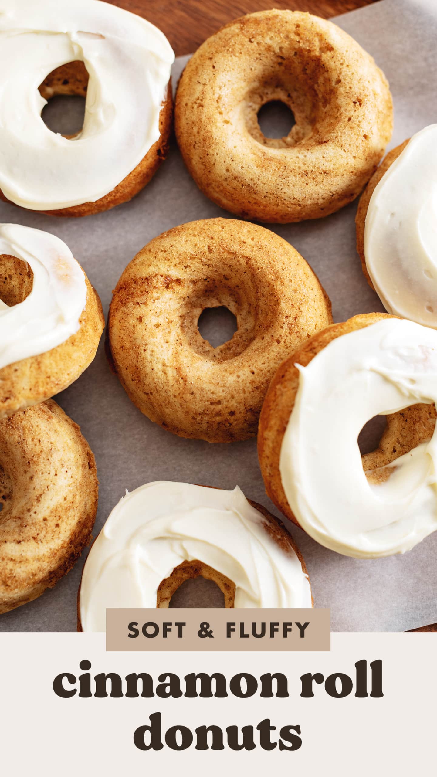 Cinnamon Roll Donuts - Teak & Thyme