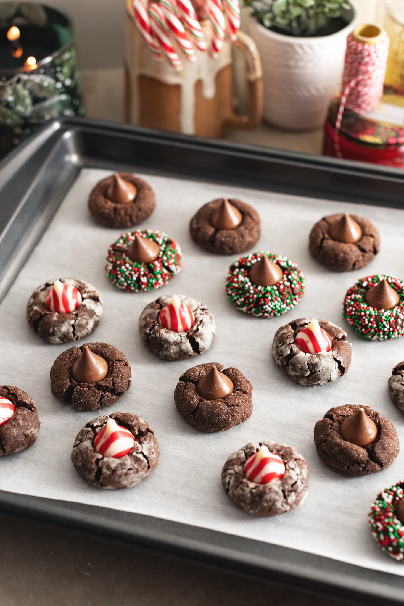 Chocolate Blossom Cookies - Teak & Thyme