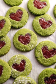 Matcha Thumbprint Cookies - Teak & Thyme