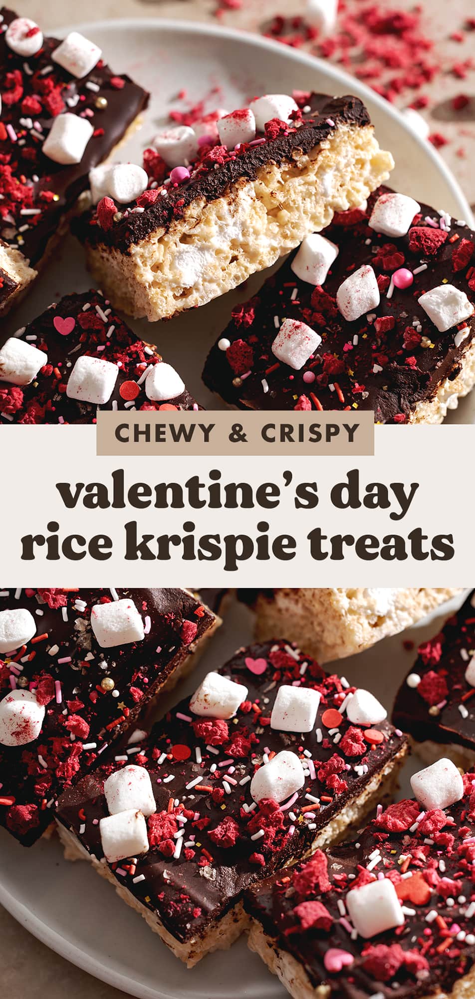 Valentine's Day Rice Krispie Treats - Teak & Thyme