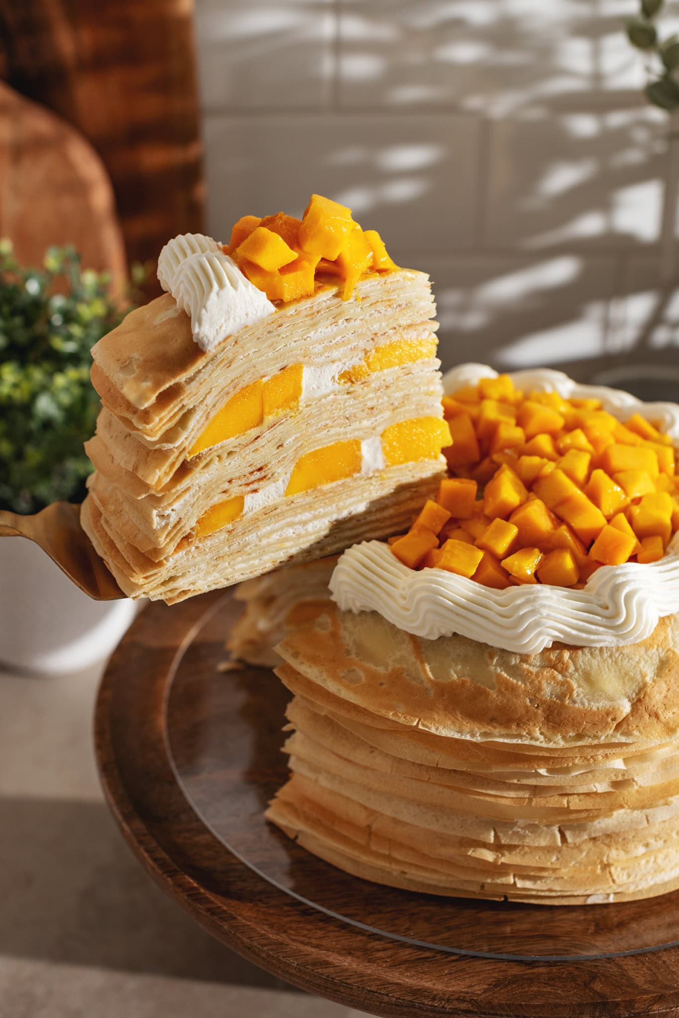 Mango Crepe Cake - Teak & Thyme