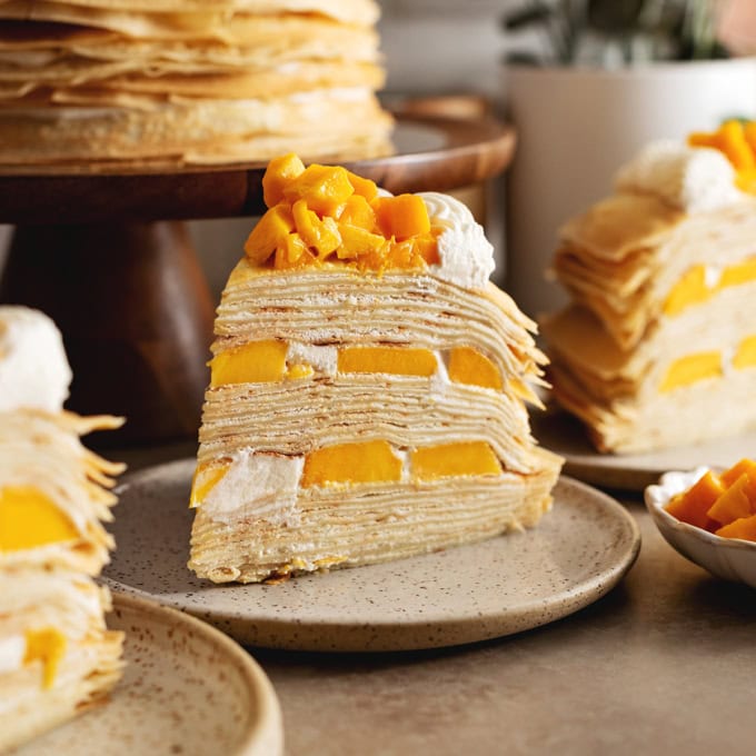 Mango Crepe Cake - Teak & Thyme
