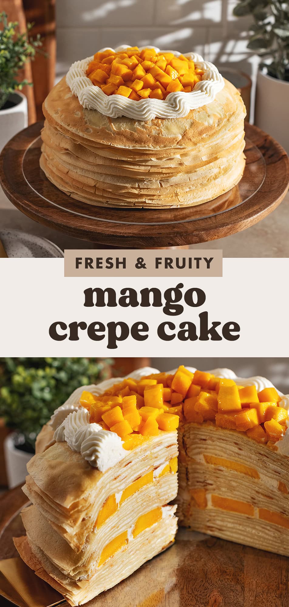Mango Crepe Cake - Teak & Thyme