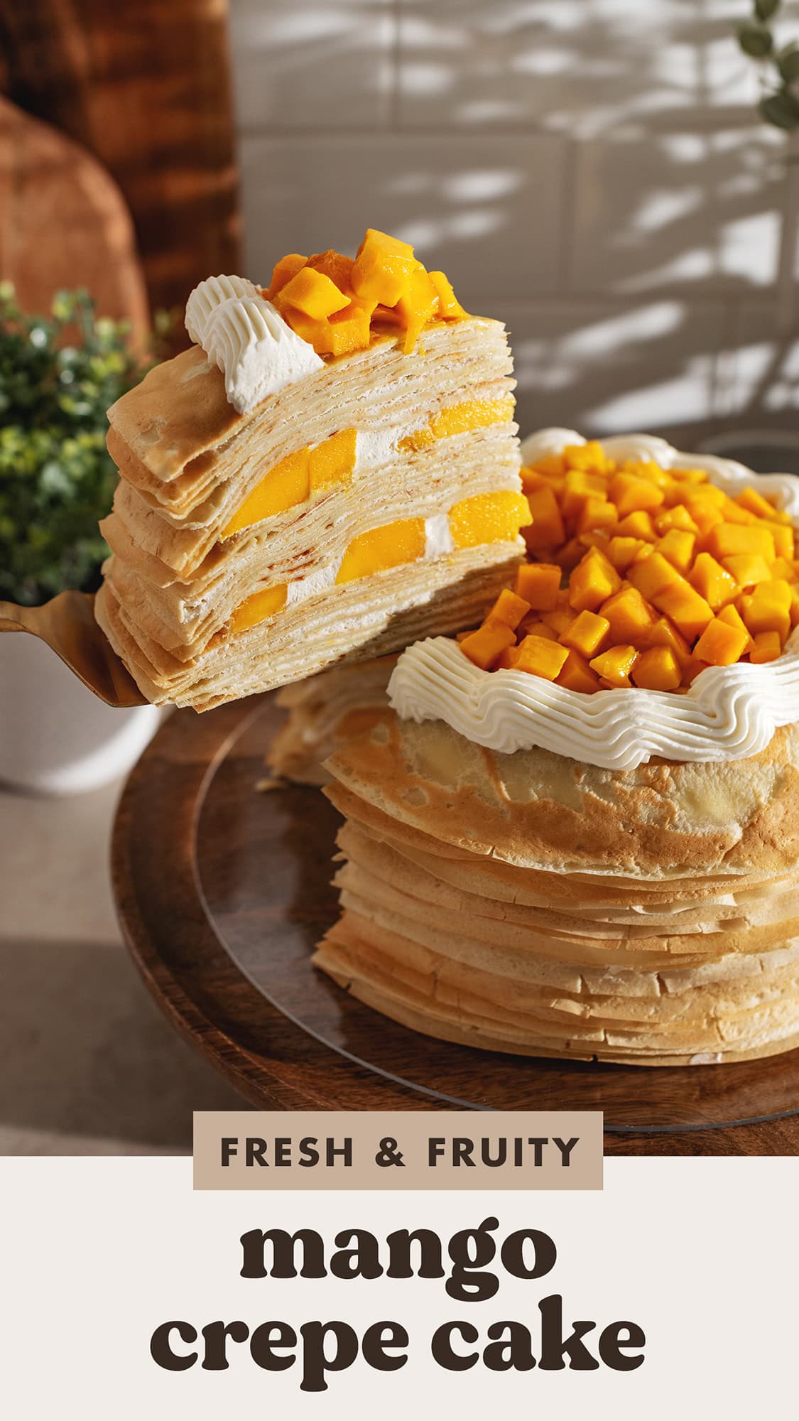 Mango Crepe Cake - Teak & Thyme