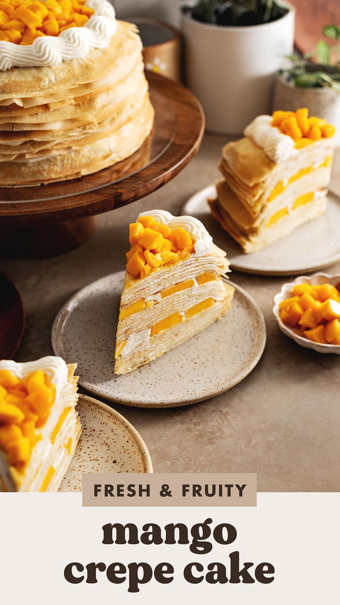 Mango Crepe Cake - Teak & Thyme