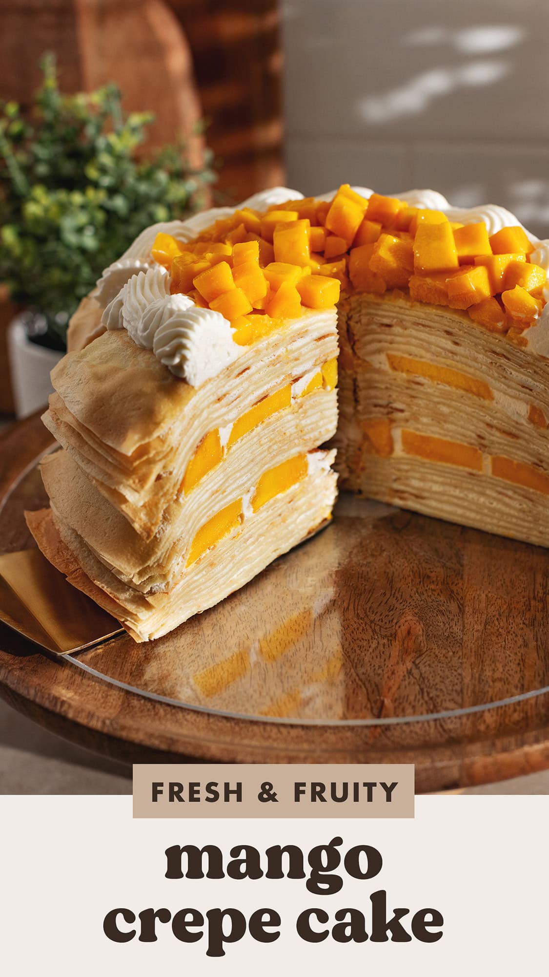 Mango Crepe Cake - Teak & Thyme