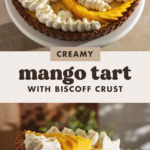 Mango Tart (with biscoff crust) - Teak & Thyme
