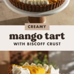 Mango Tart (with biscoff crust) - Teak & Thyme